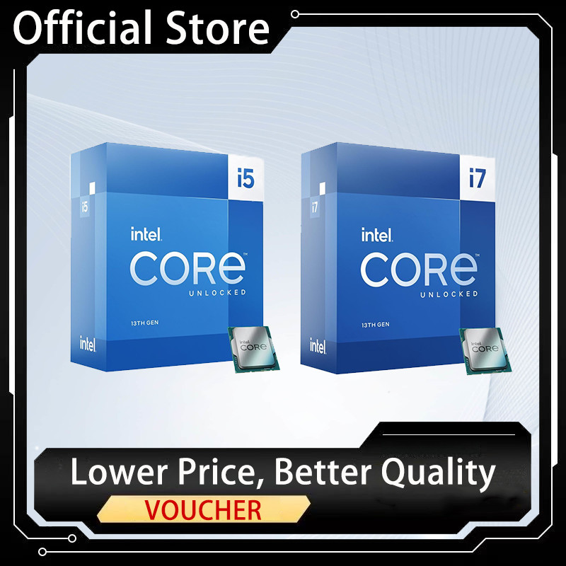 Intel Core 13th Gen โปรเซสเซอร์เดสก์ท็อป i5 13600KF i5 13600K i7 ...