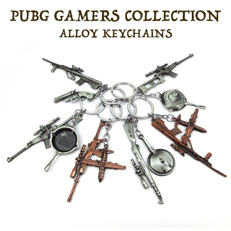 อุปกรณ์ PUBG Gamers Collection พวงกุญแจโลหะผสมสังกะสี 2 in 1 | Shopee ...