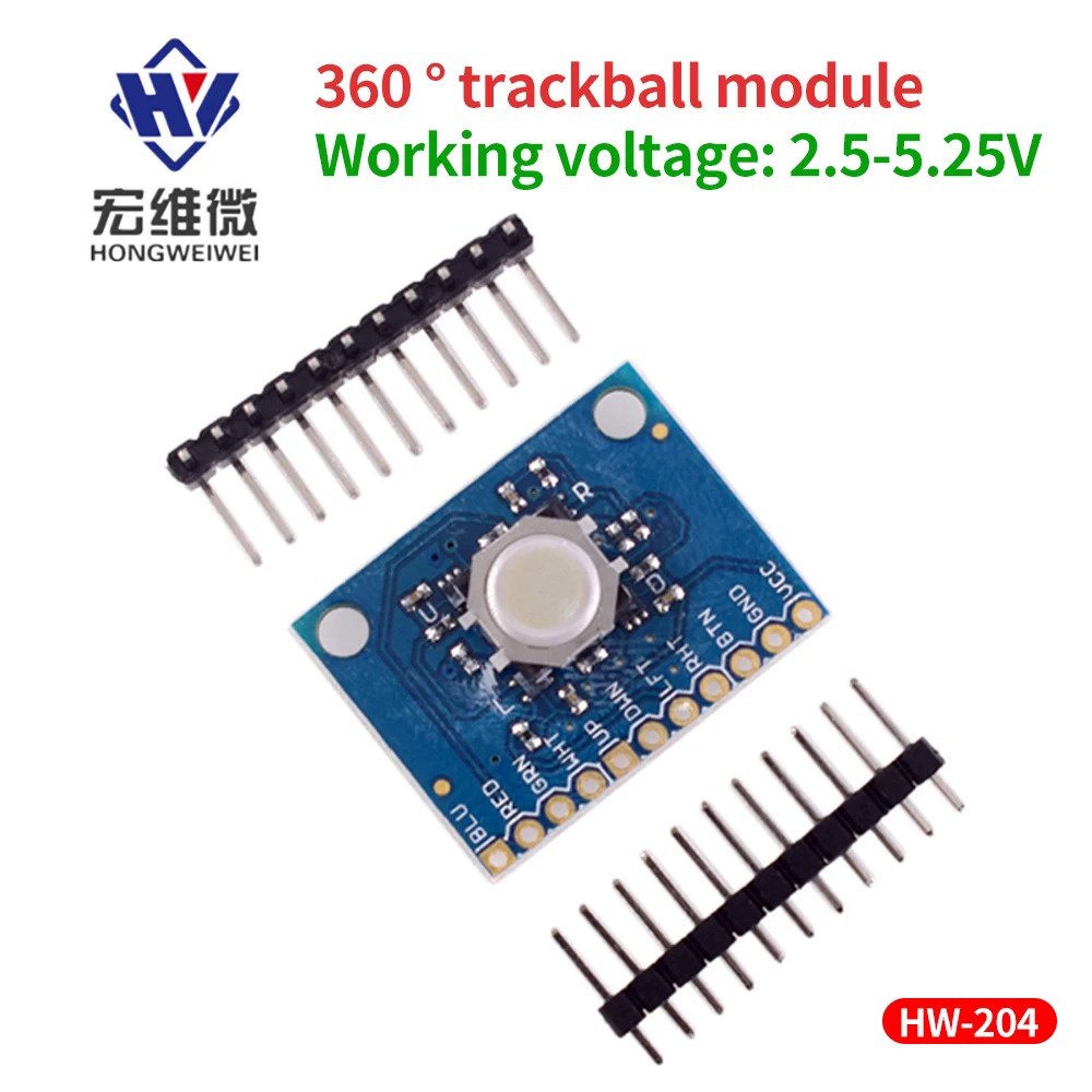 ICSH044A Five Key นำทาง Breakout Board Sensor โมดูล Trackball Hall ...