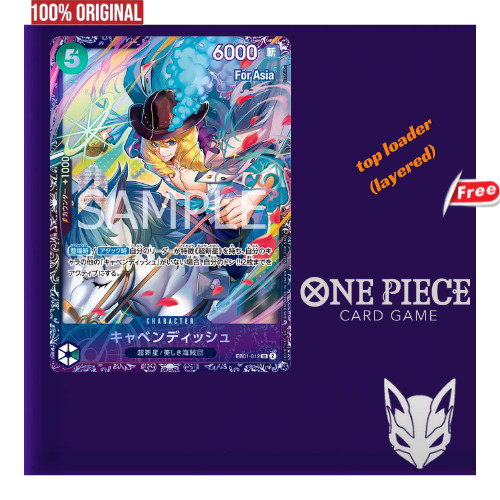 Cavendish ( Parallel ) ตัวอักษร EB01-012 SR ฟรี top loader optcg การ ์ ดชิ ้ นเดียว | Shopee ...