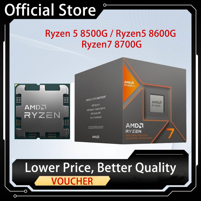 Amd Ryzen 8000 Series CPU Ryzen 5 8500G / Ryzen5 8600G / Ryzen7 8700G ...