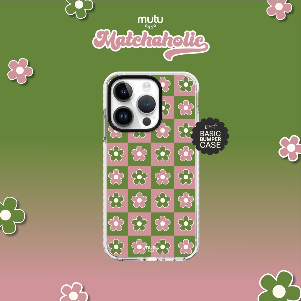 The Pattern One - Matchaholic Collection (ขับเคลื่อนด้วยกันชนพื้นฐาน) เข้ากันได้กับ iP16PROMAX ...