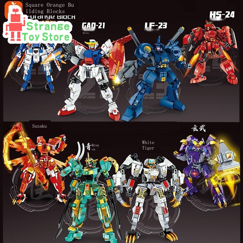 โมเดลหุ่นยนต์กันดั้ม Infinite Mecha Dragon White Tiger Spirit Beast ...