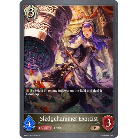 Sledgehammer Exorcist (BP02-101EN) [SVEE Singles] | Shopee Thailand