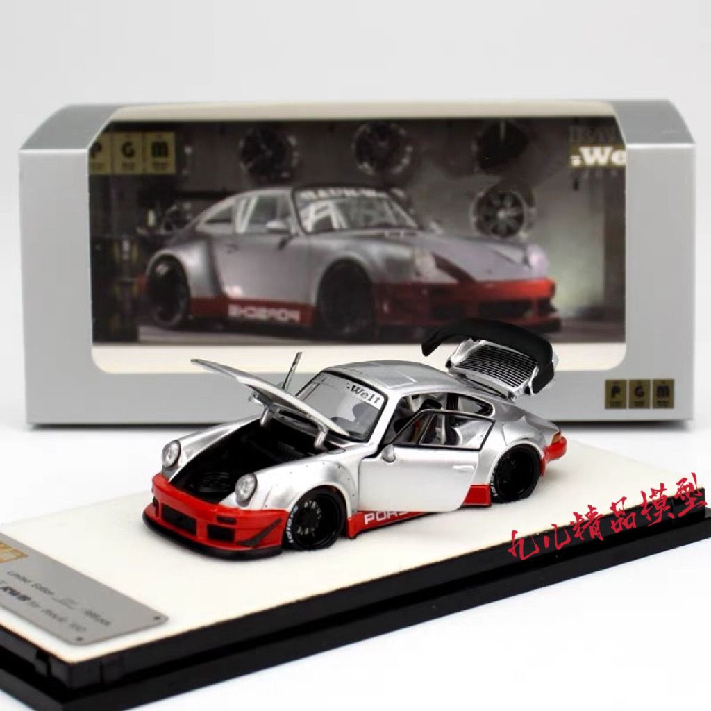โมเดลรถยนต์จําลอง PGM 1/64 Porsche RWB 930 Martini ระดับไฮเอนด์ ของเล่น ...