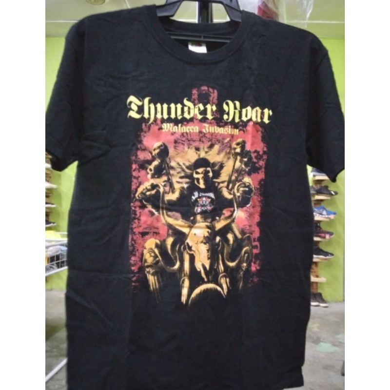เสื้อยืดวง Thunder Roar Malacca Invasion | Shopee Thailand
