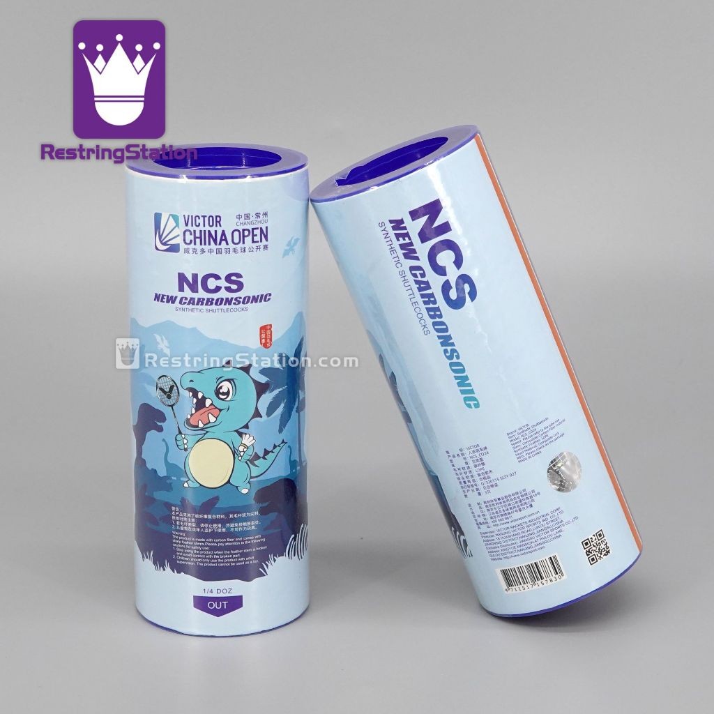 Victor Open 2024 (NCS-CO24) 3 ชิ้นใหม่ CarbonSonic ลูกขนไก่สังเคราะห์ไดโนเสาร์ | Shopee Thailand