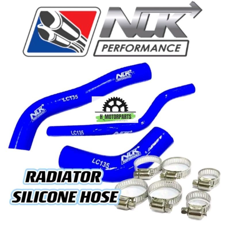 Nlk PERFORMANCE RACING RADIATOR HOSE SILICONE COOLANT HOSE AJI LC135 ...