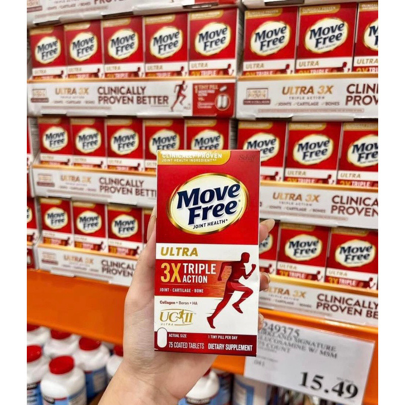 Move Free ultra triple action ยา 75 เม็ด | Shopee Thailand