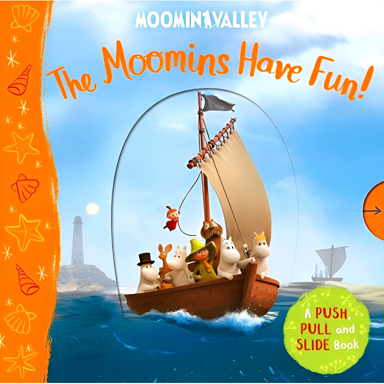 (BX) THE MOOMINS มีสนุก! หนังสือดันดึงและสไลด์ | Shopee Thailand