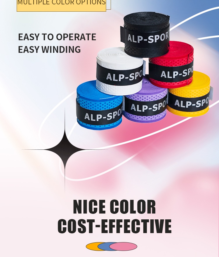 ALP XKSJ 100% Original 9 Colors Badminton Overgrip For Racket Grip ...