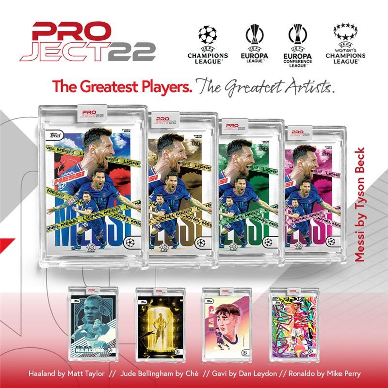 Topps Project 22 Lionel Messi Paris Saint Germain PSG Week 1 130pt ...