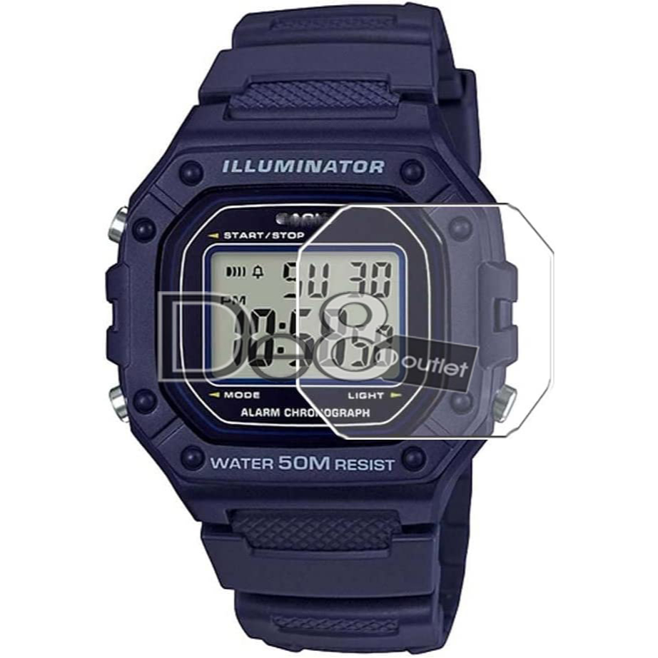 (BUKAN Jam) Casio W-218H Watch Screen Protector 2 ชิ้นชุด - (ไม่ใช่ ...