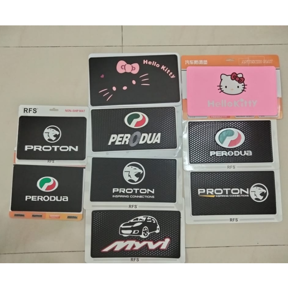 Perodua/proton/myvi/hello KITTY แผ่นกันลื่นในรถยนต์ แผ่นกันลื่น แผ่นรอง ...