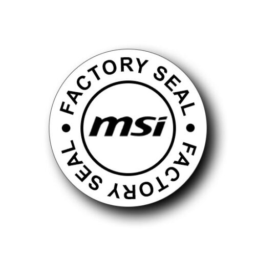สติกเกอร์รับประกัน MSI FACTORY SEAL / สติกเกอร์รับประกันสกรู / สติกเกอร ...