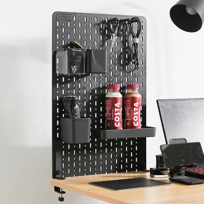 Zeni Pegboard Organizer PRO ที่วางโทรศัพท์และชั้นวางอุปกรณ์เสริมเข้ากันได้กับ IKEA SKACIS ...