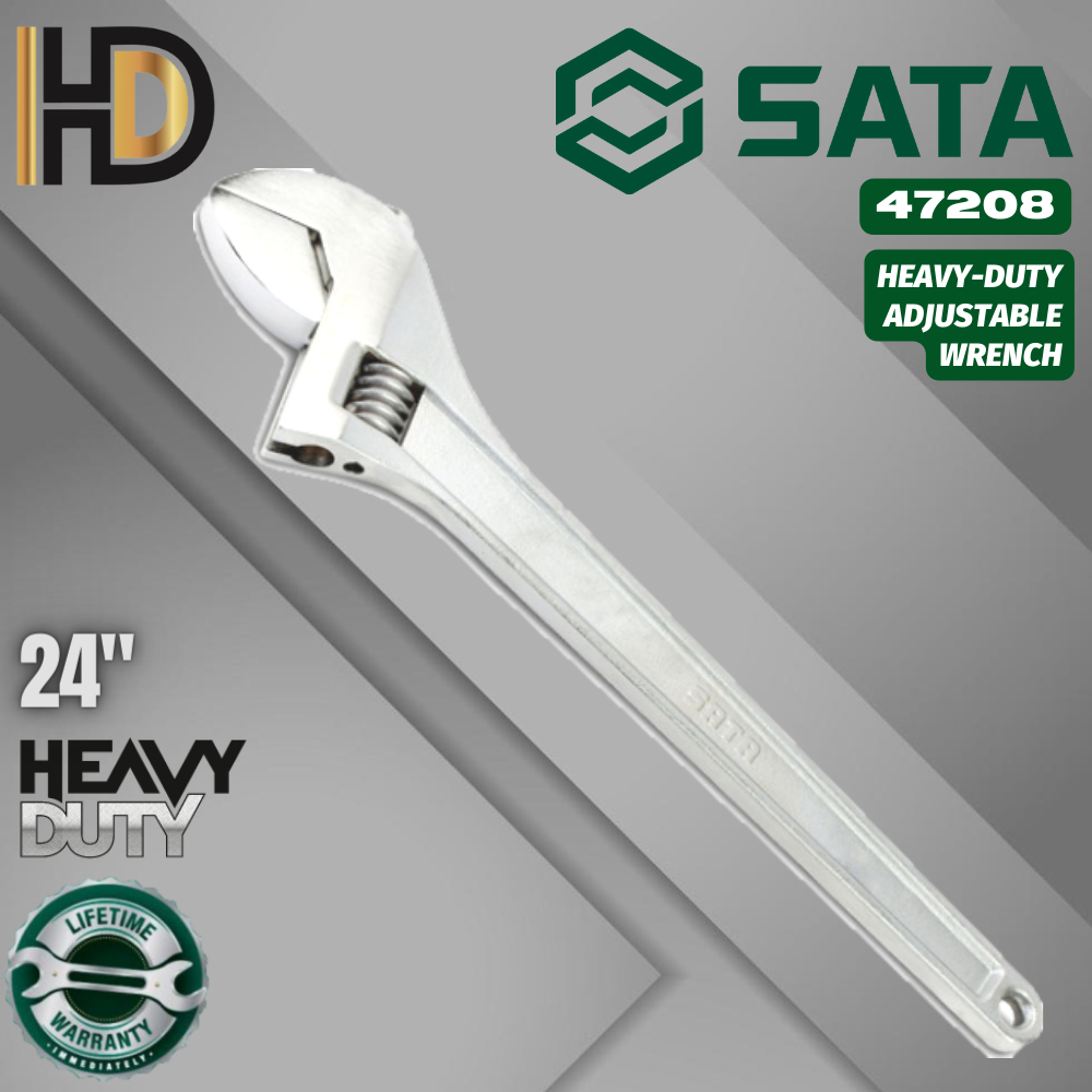 Sata 47208 ประแจเลื่อน 24 นิ้ว รับประกันตลอดอายุการใช้งาน | Shopee Thailand