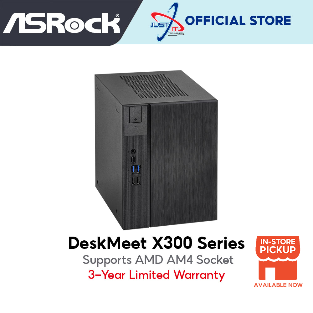 Asrock DESKMET X300W BAREBONE (INC CHASIS,MOBO,POWER) | Shopee Thailand