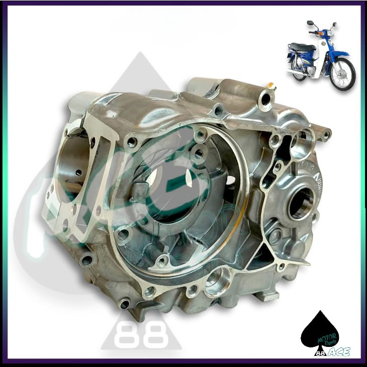 Honda EX5 HI POWER DREAM EX5CLASS CRANK CASE มาตรฐาน CRANKCASE KIRI KANAN สมบูรณ์ ซ้าย ขวา W100 ...
