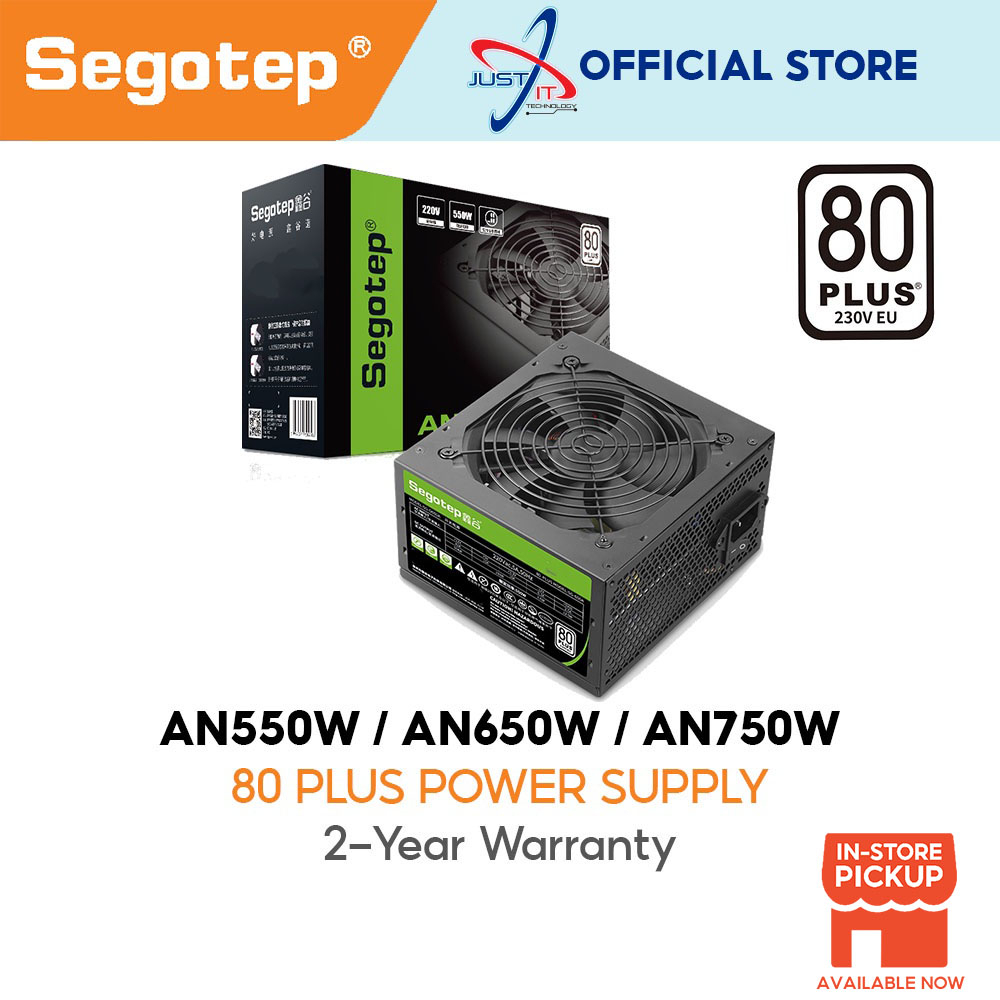 พาวเวอร์ซัพพลาย SEGOTEP AN550W (550W) AN650W (650W) AN750W (750W) 80 ...