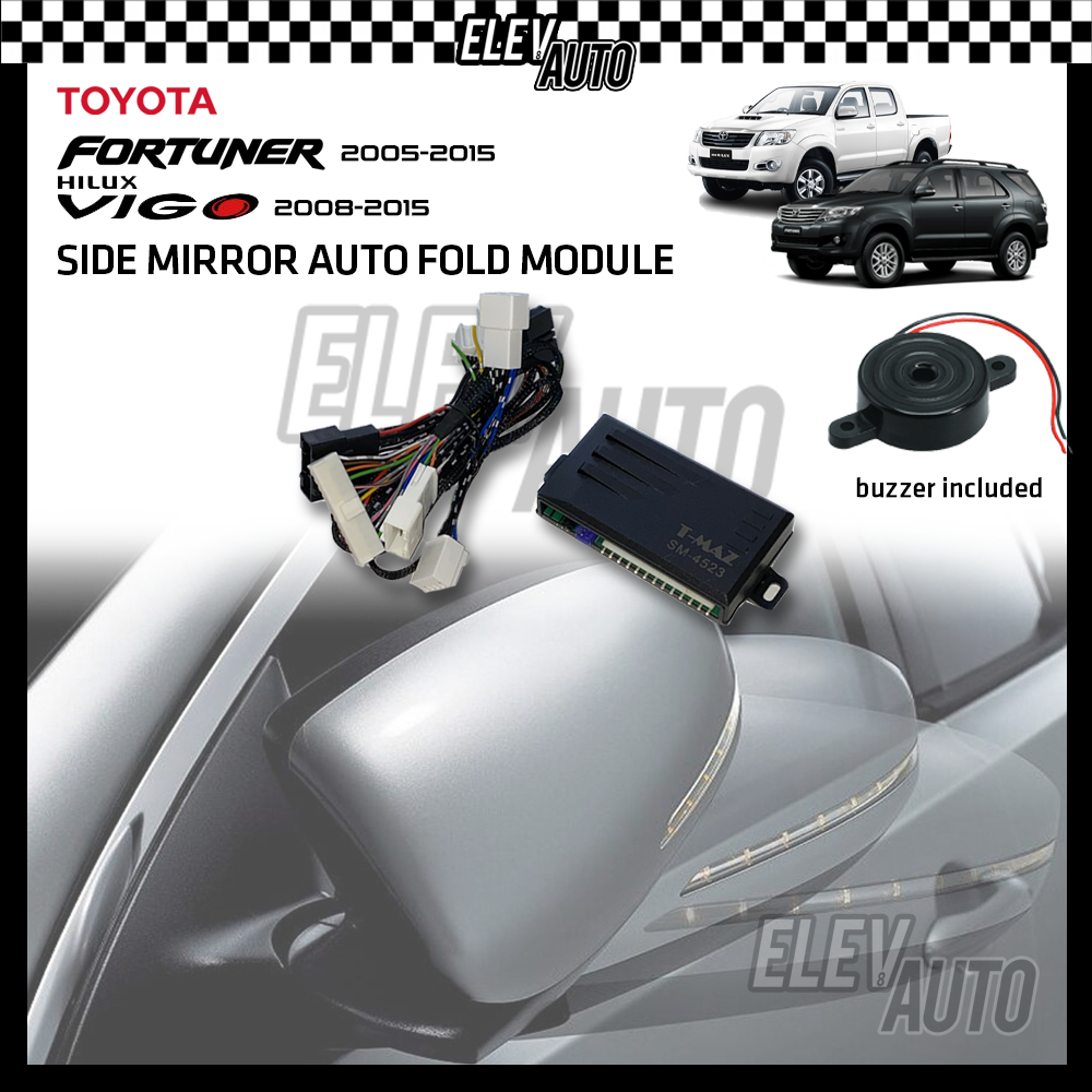 Toyota Hilux Vigo Fortuner 2005 - 2015 Side Mirror Auto Fold Module ...