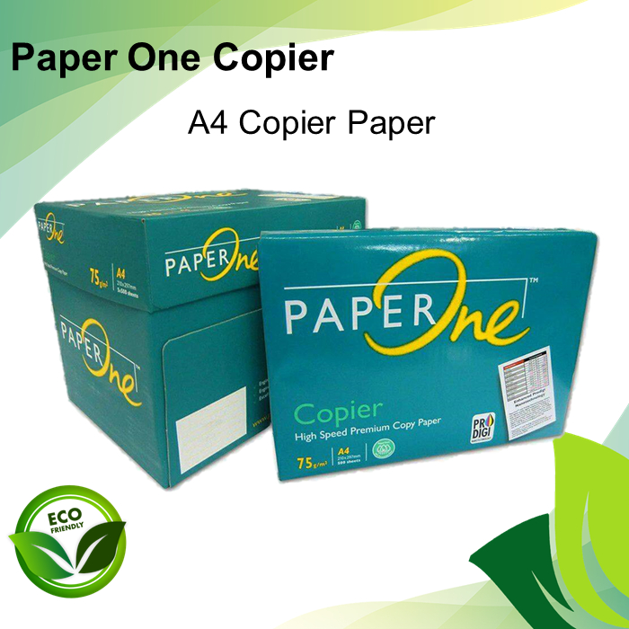 Paper One A4 กระดาษเครื่องถ่ายเอกสาร 75gsm 500s | Shopee Thailand