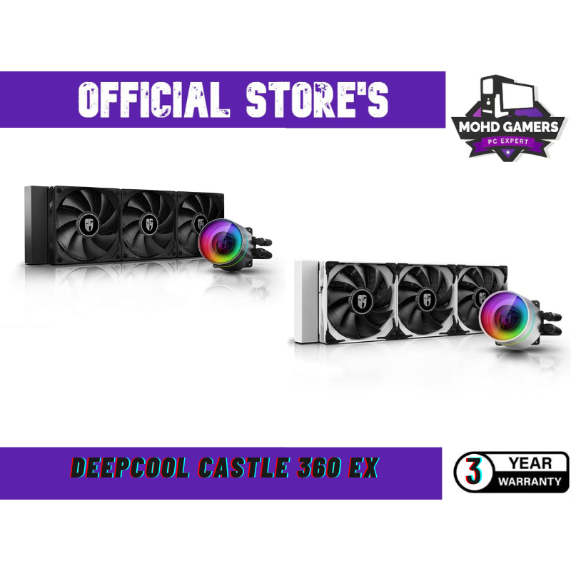 Deepcool CASTLE 360EX 64.4 CFM Liquid CPU Cooler | Shopee Thailand