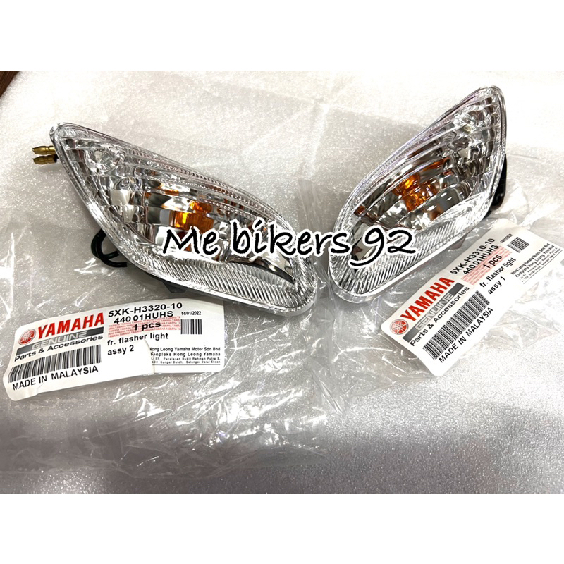 Hong Leong Yamaha Y125Z Y125ZR ชุดโคมไฟสัญญาณไฟด้านหน้า Depan Lampu ฝาครอบใส Y125 125Z 125ZR ...