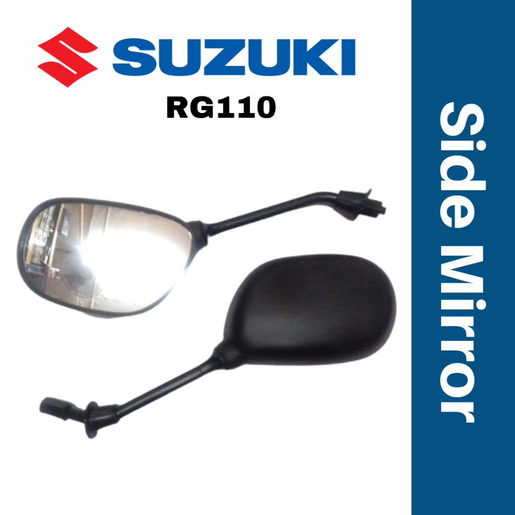 Suzuki RG110 RG 110 กระจกมองข้าง Cermin Moto Motor Motorcycle Sepasang ...