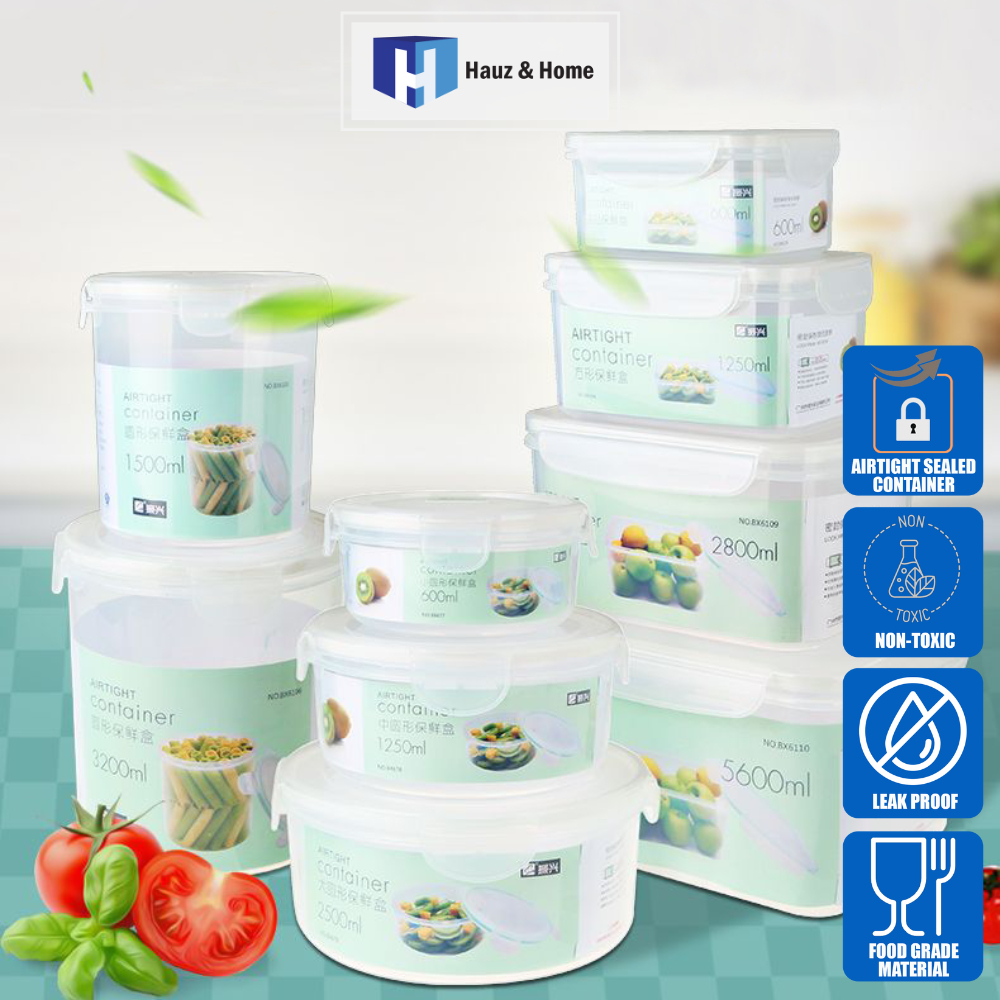 TUPPERWARE Zenxin กล่องอาหารทัปเปอร์แวร์ พลาสติก ทรงกลม ขนาด 600 1250 1500 2500 3200 มล. ...