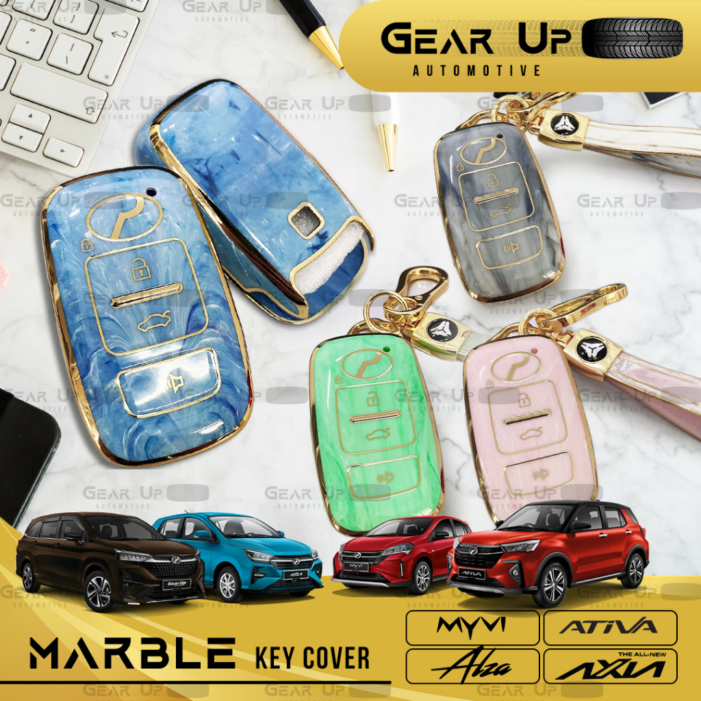 [MARBLE] Perodua ใหม่ AXIA ATIVA MYVI FACELIFT ALZA 2023 ปลอกกุญแจ ...
