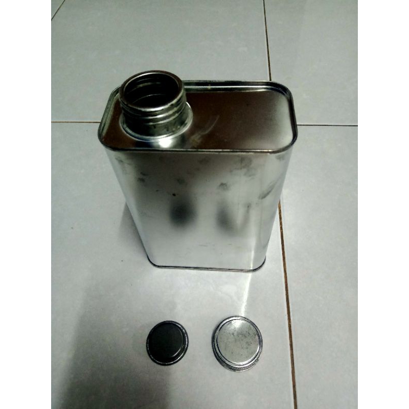 Botol tin 1 ลิตร kosong Empty Container ขวดดีบุก 1 ลิตร | Shopee Thailand