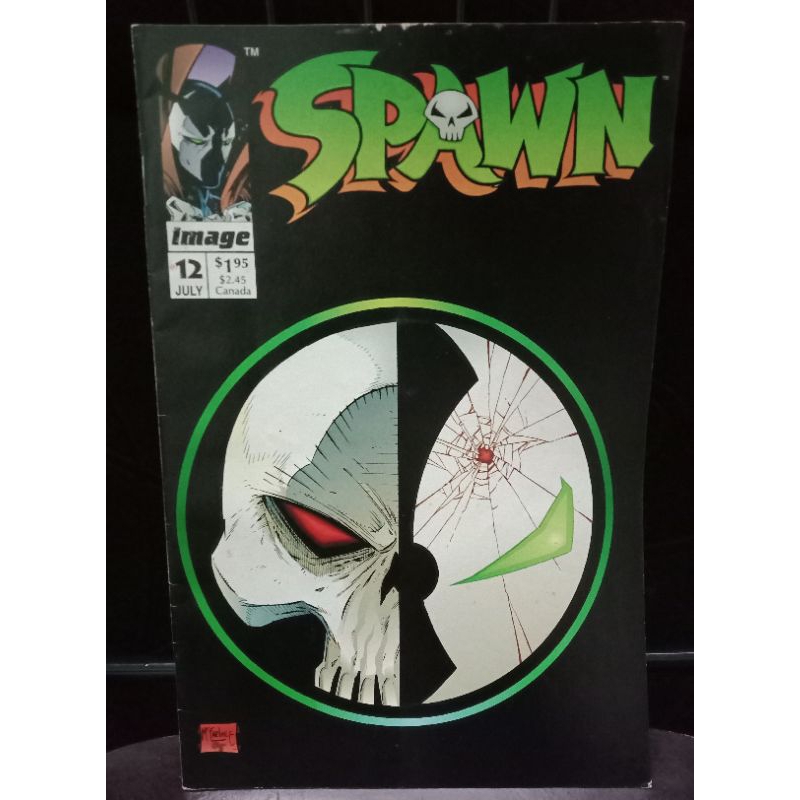 Image Comics Spawn 12 กรกฎาคม 1993 และการ์ตูนฟิกเกอร์ Spawn 1 1994 ...