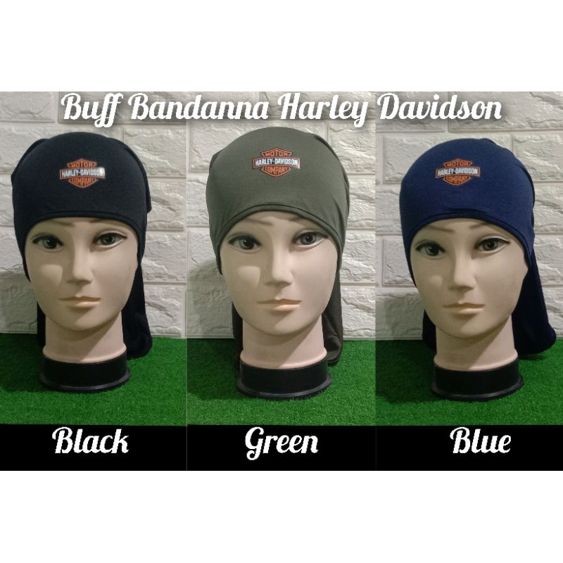 ผ้าพันคอ ลาย Buff Bandanna Head Harley Davidson 3 สี | Shopee Thailand