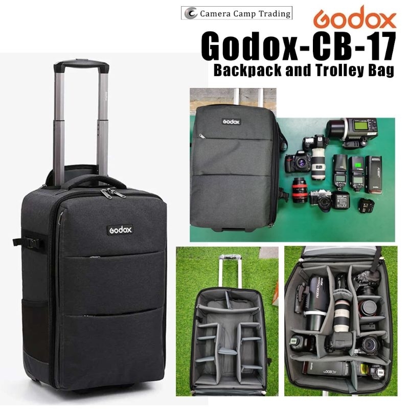 Godox CB-17 กระเป๋าเป้สะพายหลัง และรถเข็น | Shopee Thailand