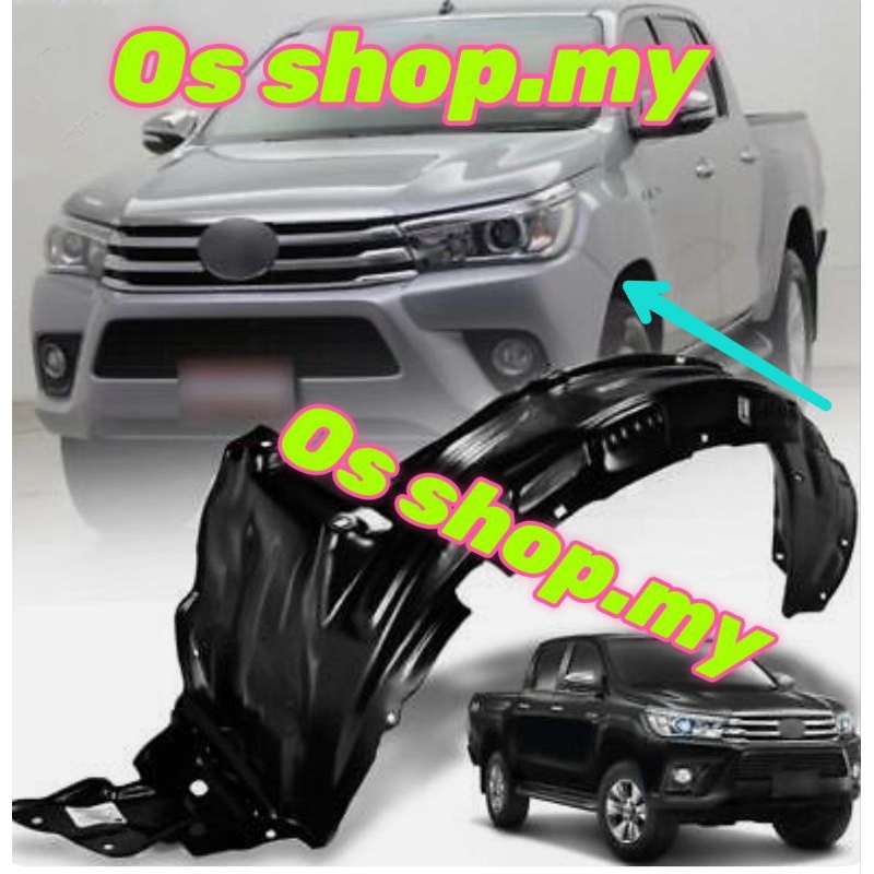 Toyota Hilux Revo GUN125 GUN126 2016-2022 บังโคลนหน้า DAUN PISANG ฝา ...