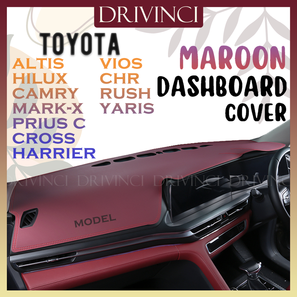 Maroon Toyota Vios XP150 Yaris Altis Camry Hilux Mark-X Prius Harrier ...