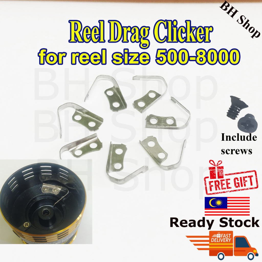 Spinning reel Clicker Bunyi ลากนาฬิกาปลุก Mesin Pancing Cliker ตกปลา ...