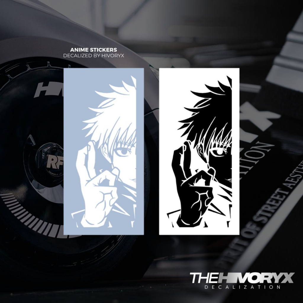 SATORU GOJO HALF FACE INFINITE VOID HAND SIGN JUJUTSU KAISENANIME ...
