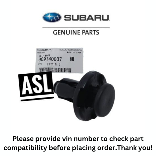 909140007 Subaru คลิปกันชนบังโคลน BRZ Exiga Forester XV Impreza WRX STI ...