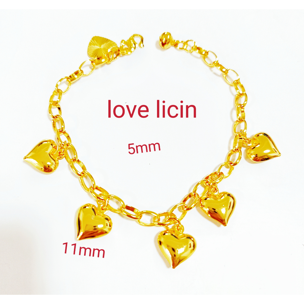 สร ้ อยข ้ อมือโซ ่ มือ candy love Slippery Gold Bangkok ฟรีตํารวจ ...