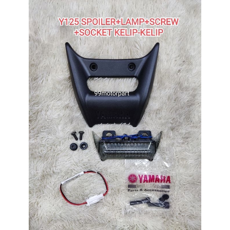 Yamaha Y125 Y125Z Y125-Z Y125ZR Y125-ZR SPOILER L-BAR พร้อม (ไฟ LED ...
