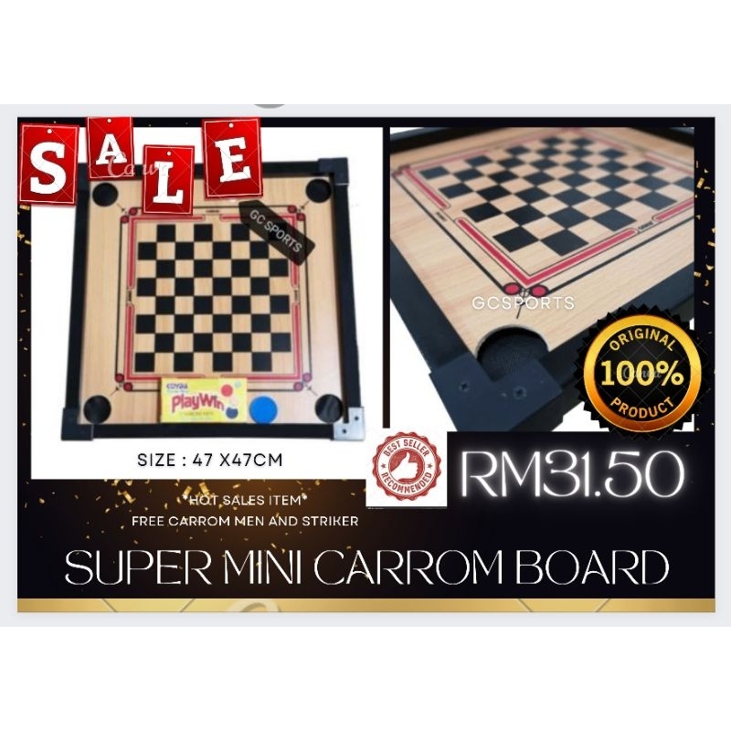 บอร์ด Super Mini Carrom | Shopee Thailand