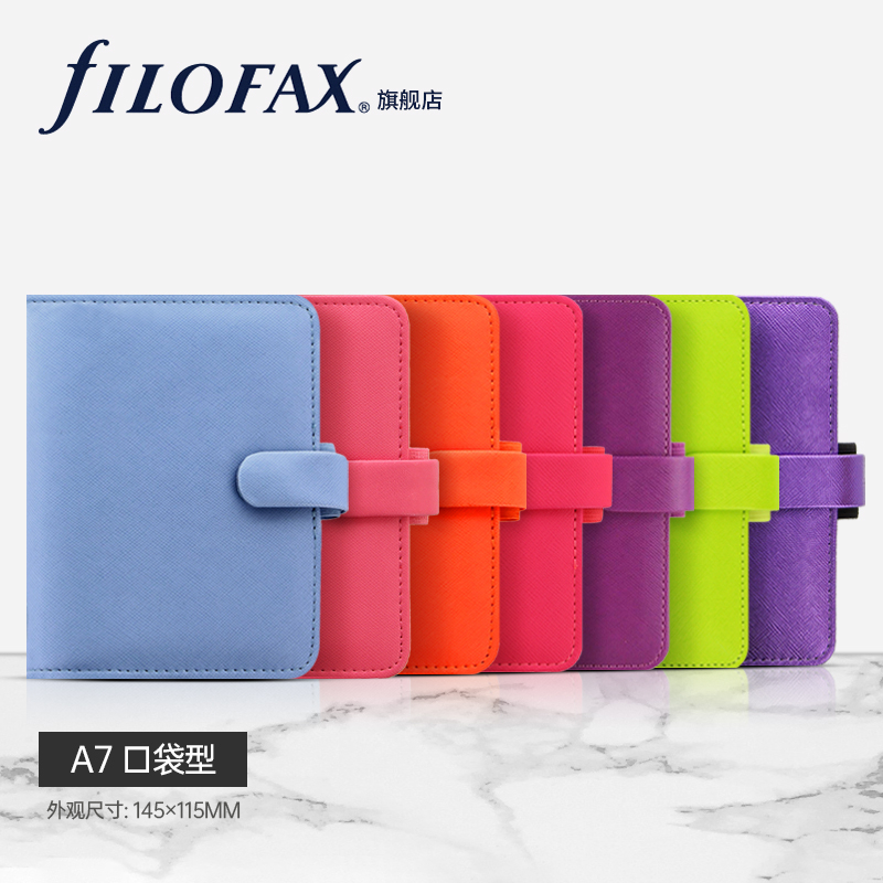 สําหรับคุณภาพสูง Branded Filofax Saffiano A6 Personal Compact Organizer ...
