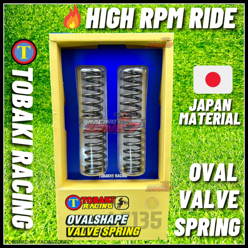 Tobaki Oval Valve Spring Racing: สปริงวาล์ว Tobaki/Y15 LC135 Oval Valve ...