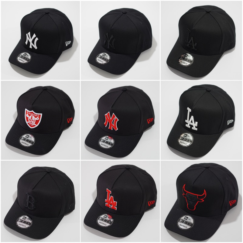 Topi LELAKI LENGKUNG FULL KAIN A FRAME MLB / NFL / NBA CLUB | Shopee ...