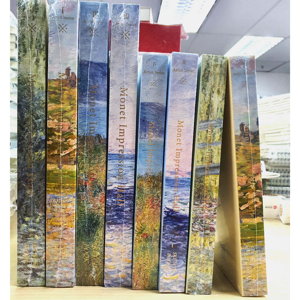 Monet Impression Sketchbook A5 B5 120 แผ่นสมุดวาดภาพหนังสือภาพวาด ...