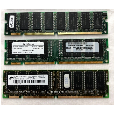 จัดส่ง 24 ชั่วโมง KINGSTON MICRON APACER 256MB 512MB PC100 PC133 DDR400 ...