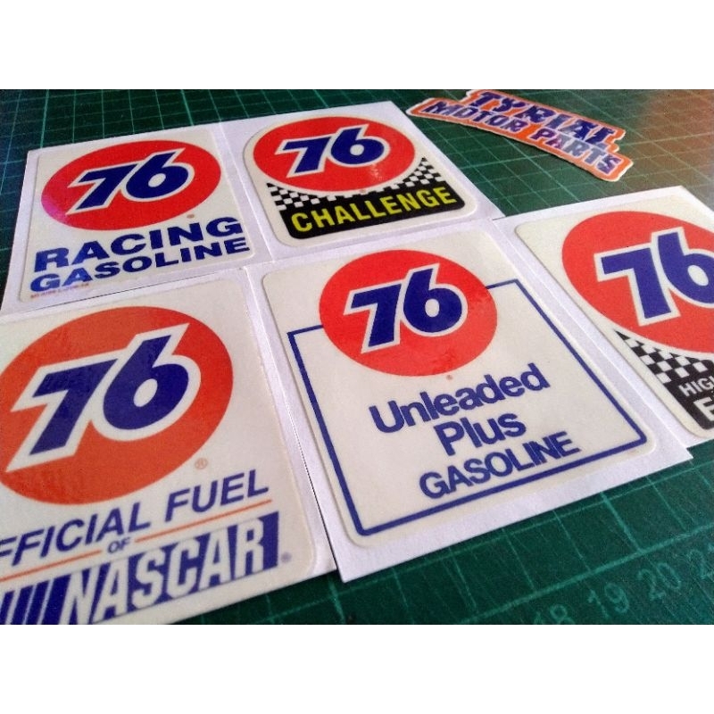 สติ๊กเกอร์ 76 RACING GAOLINE STICKER 76 NASCAR PRINT LAMINATED | Shopee ...