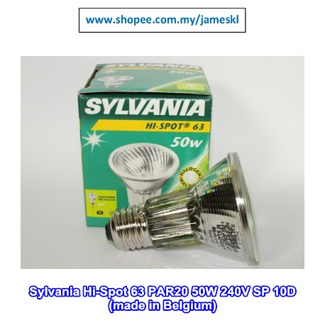 หลอดไฟฮาโลเจน Sylvania PAR20 240V 50W SP E27 (Hi-Spot 63) | Shopee Thailand